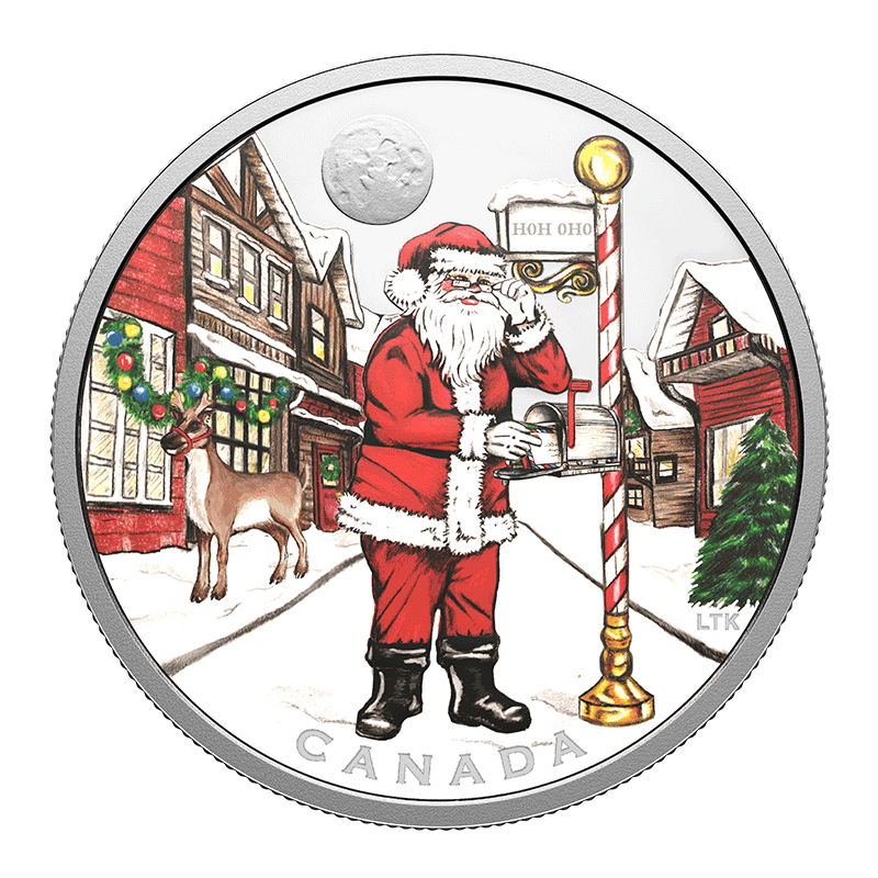 Image of 1 oz Dear Santa Silver Coin (2025)