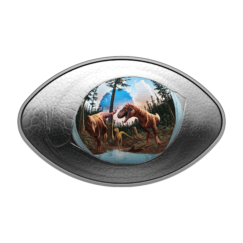 Image of 1 oz Dinosaur Eye Silver Coin (2025)