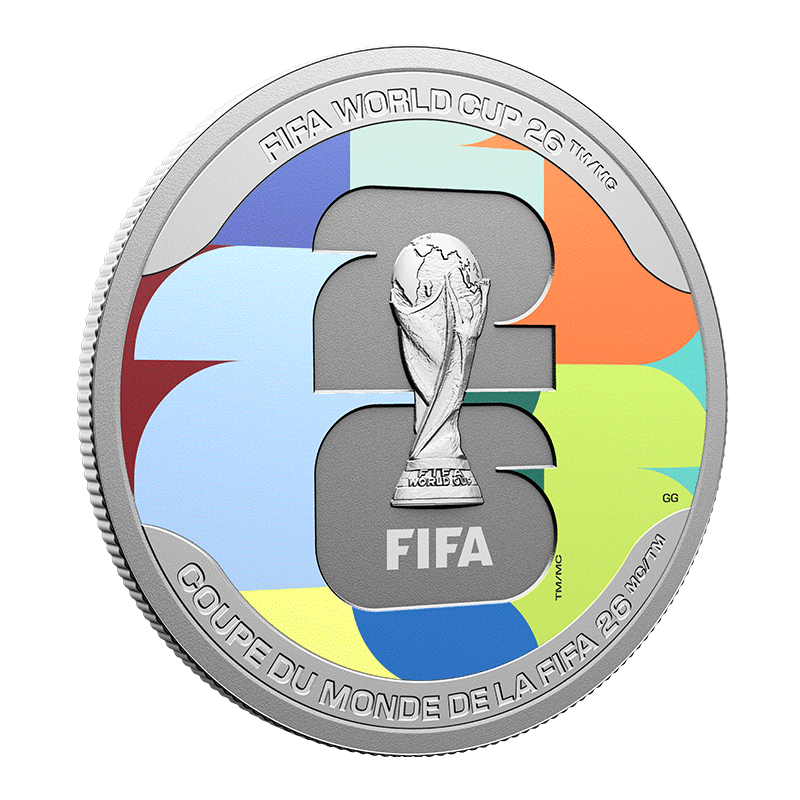 Image of 1 oz Silver FIFA We Are 26 2026 ANG F